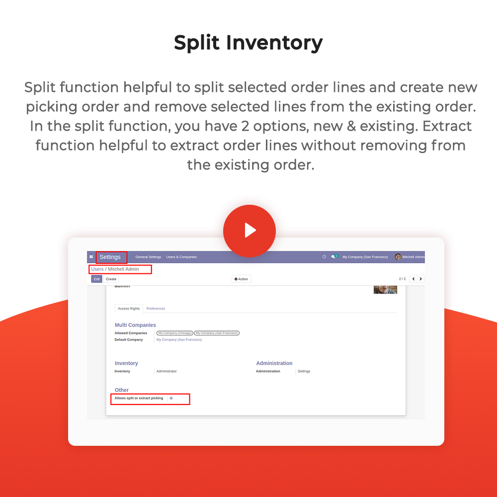 All In One Split | All In One Extract | Split Manufacturing Orders | Split Purchase Orders ...